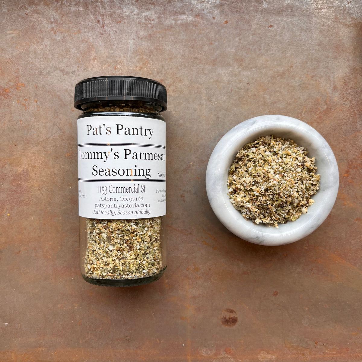 Tommy’s Parmesan Seasoning, In-House Blend – Pat's Pantry, Spices & Teas