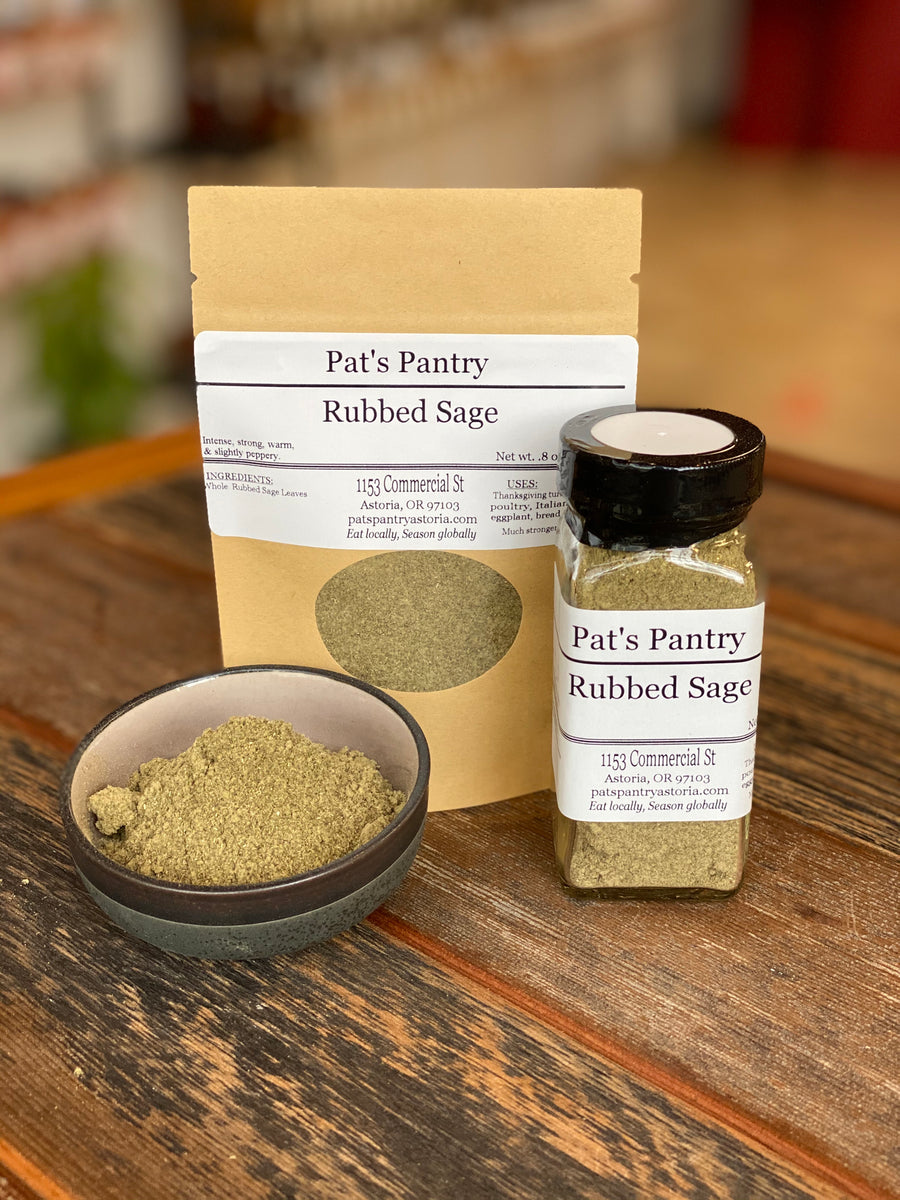 Sage Rubbed | Pat's Pantry Spices & Teas – Pat's Pantry, Spices & Teas